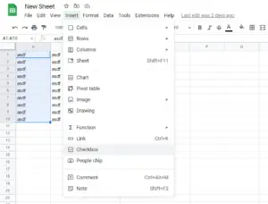 How to insert a checkmark in Google Sheets | Tab-TV