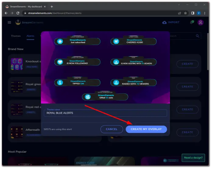 How to add alerts to OBS | Tab-TV