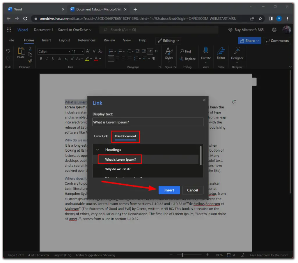 How to create hyperlinks in Microsoft Word | Tab-TV