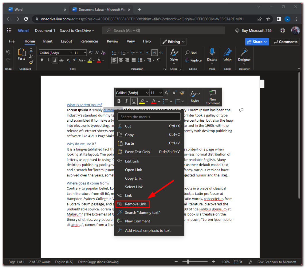 How to create hyperlinks in Microsoft Word | Tab-TV