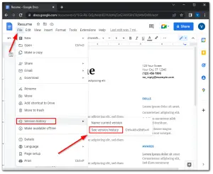 How to use Google Docs version history | Tab-TV