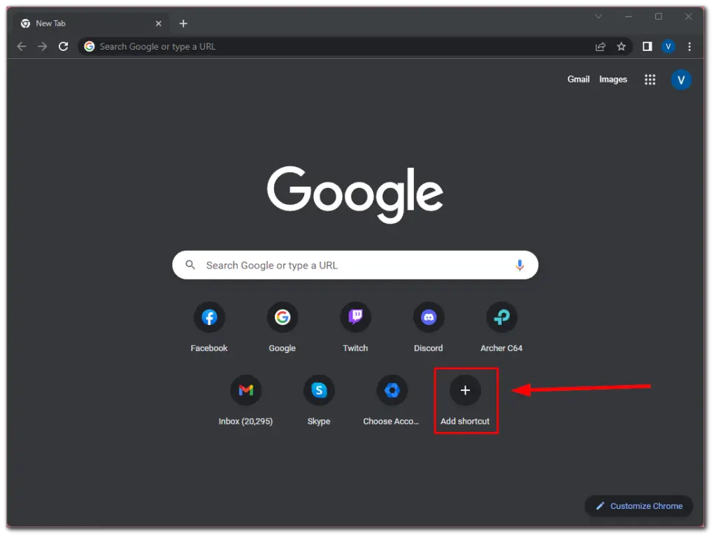 How to add a shortcut to the Google Chrome homepage | Tab-TV