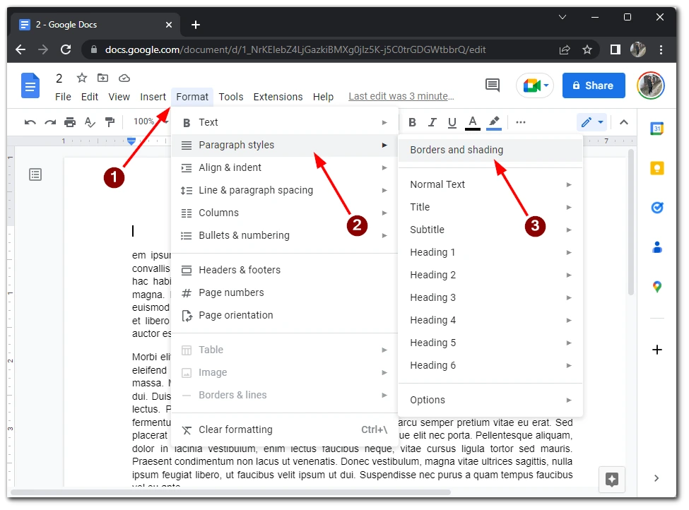 How To Add A Dotted Line In Google Docs Tab TV