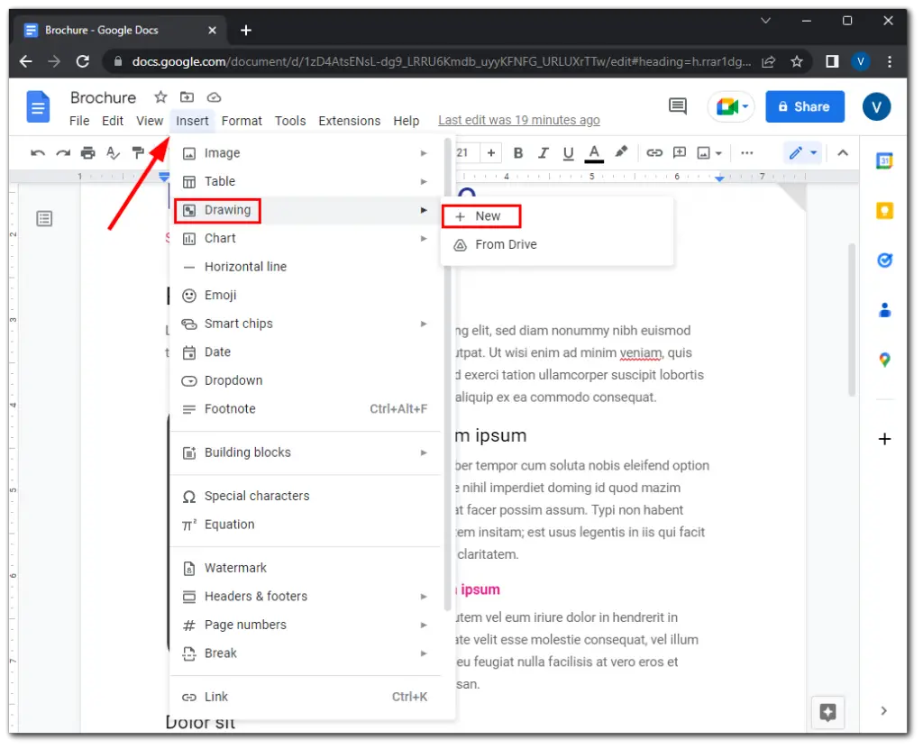 How to wrap text around the image in Google Docs | Tab-TV