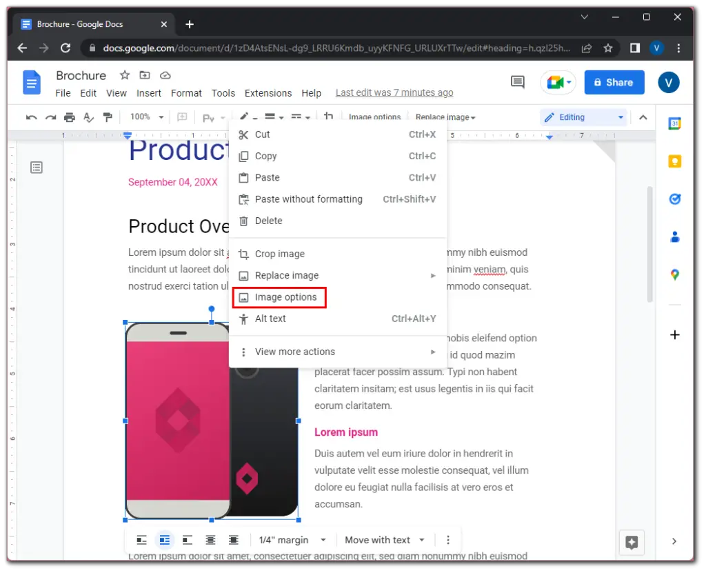 How To Wrap Text Around The Image In Google Docs Tab TV