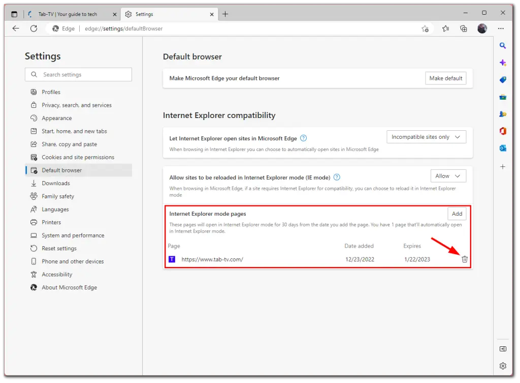 How to use compatibility mode in Microsoft Edge | Tab-TV