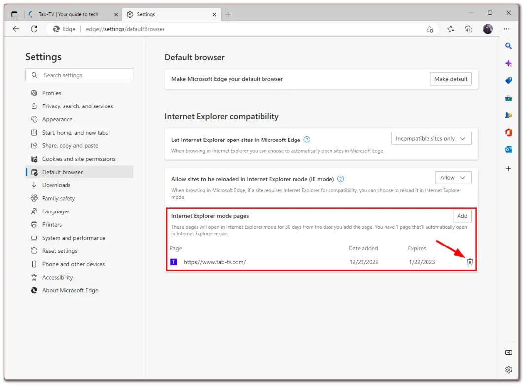 How to use compatibility mode in Microsoft Edge | Tab-TV