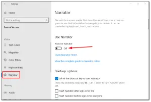 How to turn off text-to-speech in Windows 10 | Tab-TV