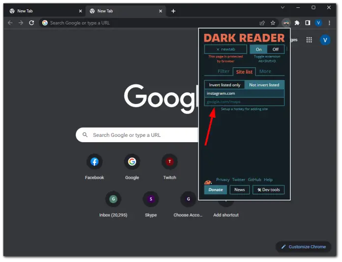 How to force dark mode on websites in Google Chrome | Tab-TV