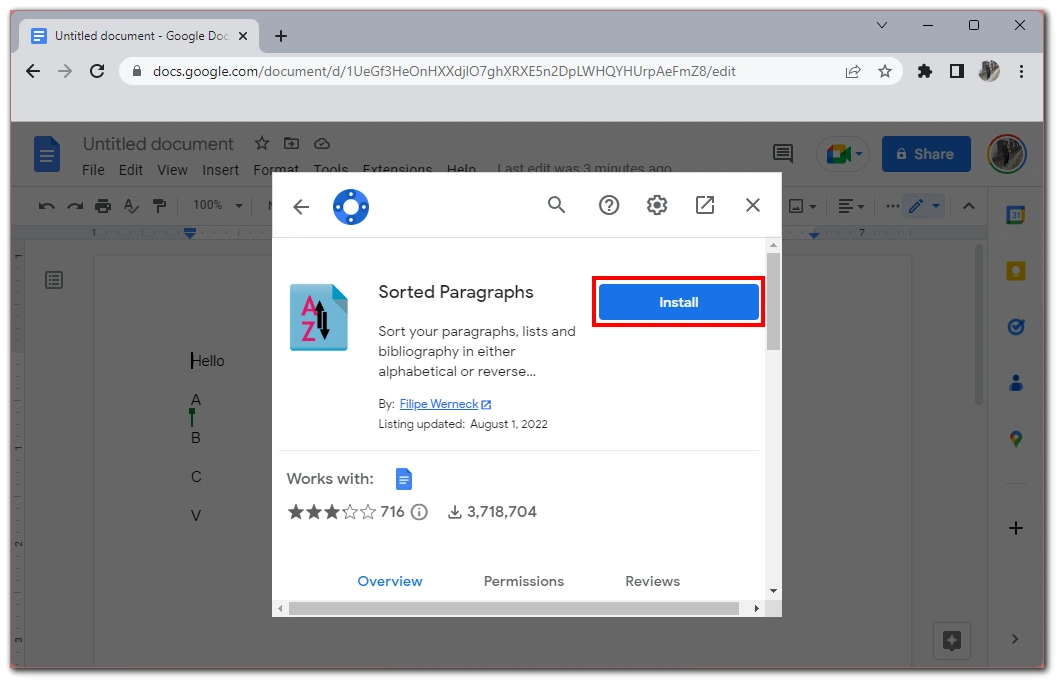 How to alphabetize in Google Docs | Tab-TV
