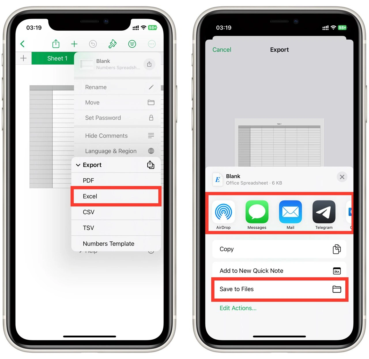 How To convert Apple Numbers To Microsoft Excel Tab TV