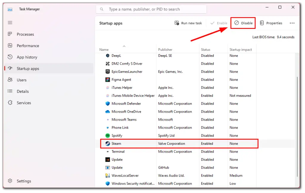 How to stop Steam from opening on a startup | Tab-TV