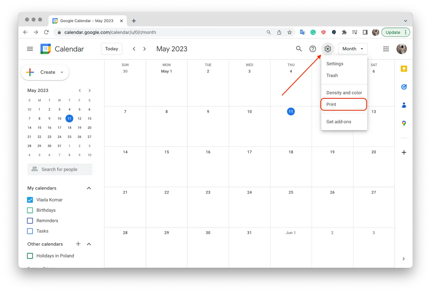 How To Print A Google Calendar Tab TV How To Print A Google Calendar Tab TV