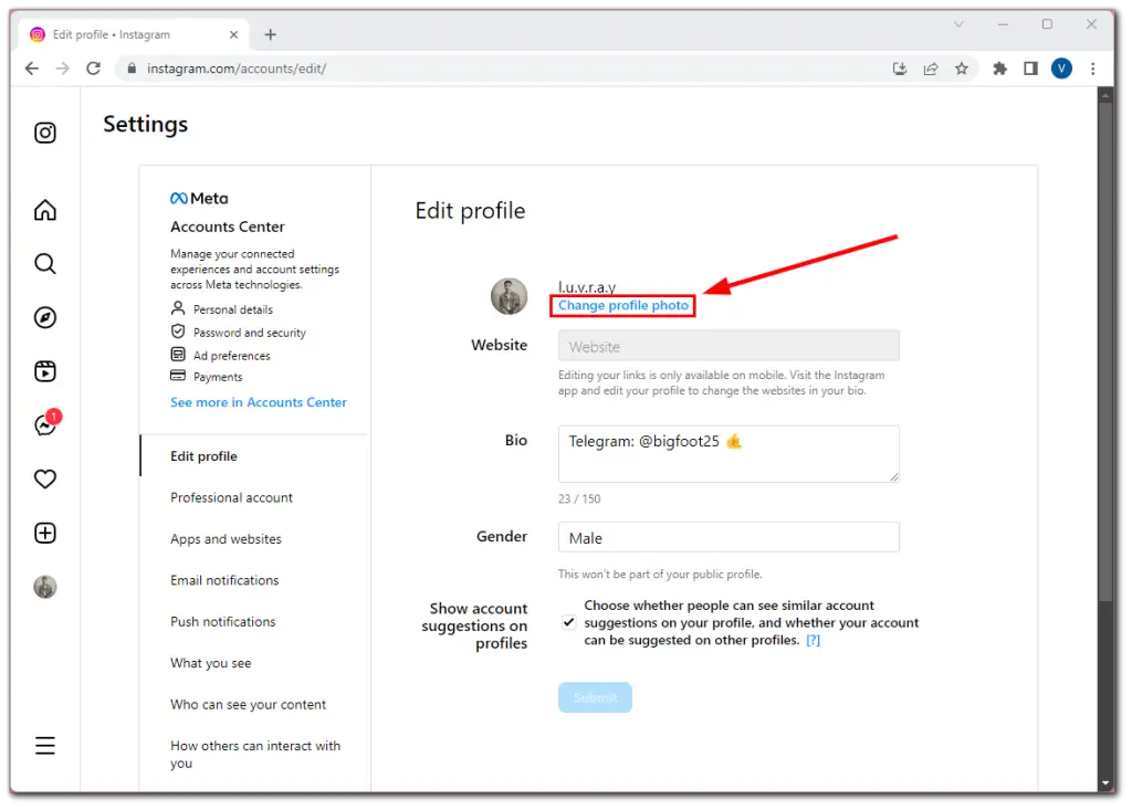 How to change Instagram profile picture | Tab-TV