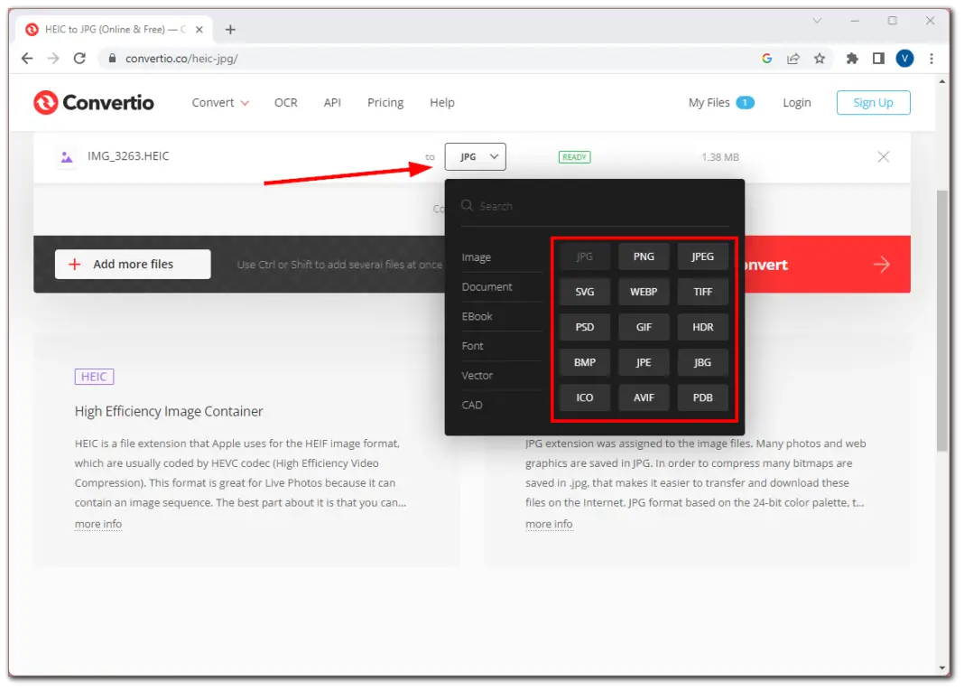 HEIC, HEIF file on iPhone: open, convert, create | Tab-TV