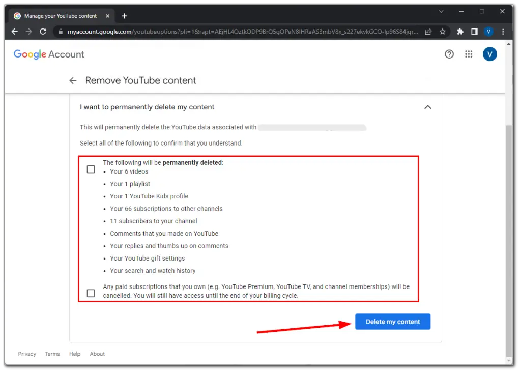 How to delete YouTube account | Tab-TV