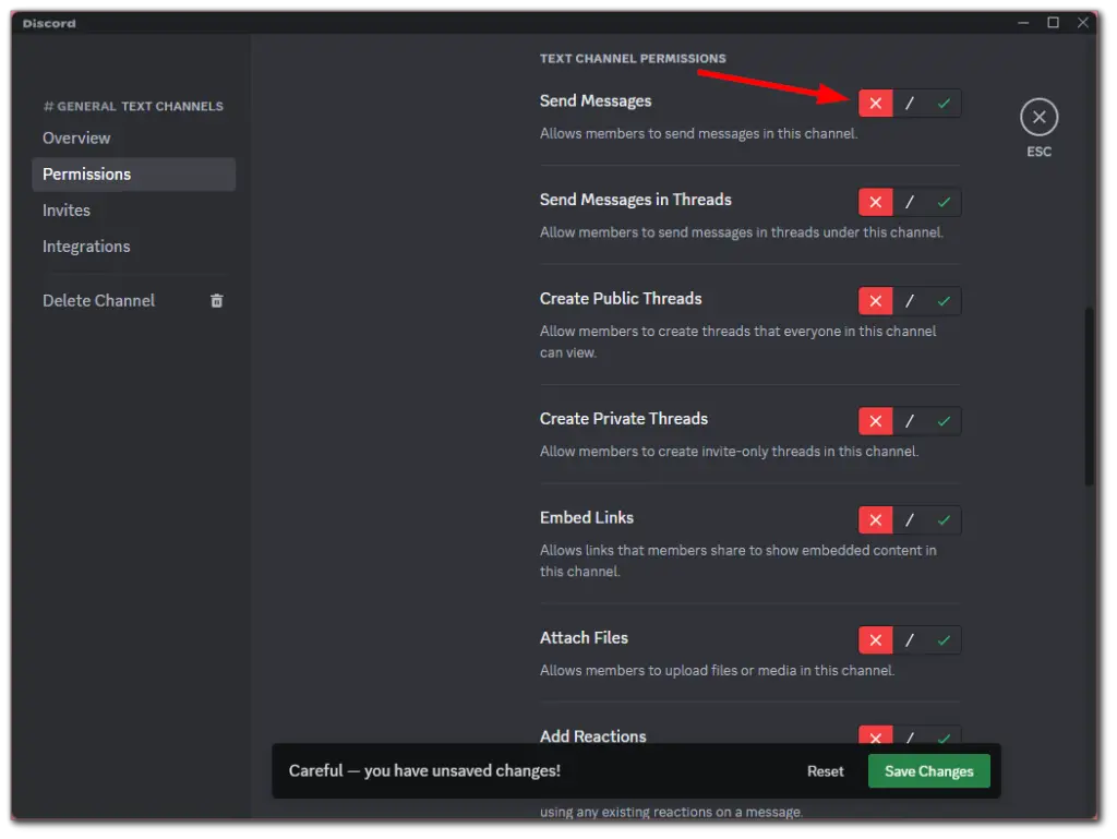 How to make Discord channel read-only | Tab-TV