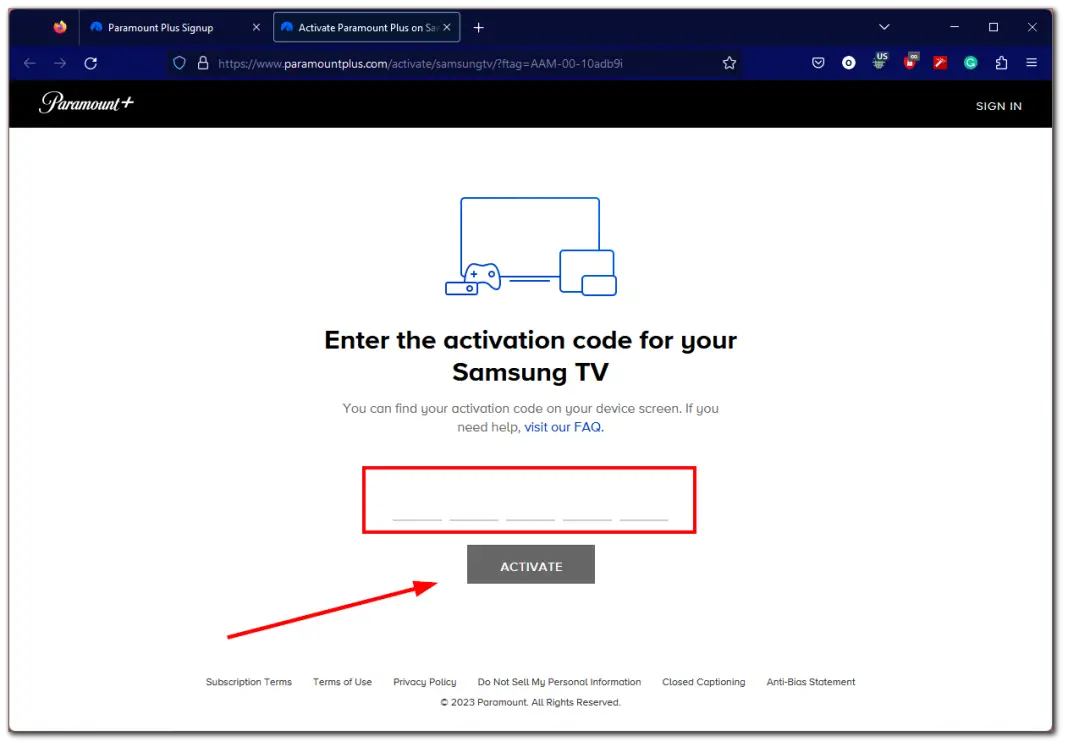 How to get Paramount Plus on Samsung Smart TV | Tab-TV