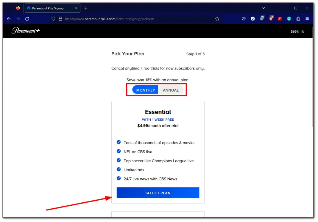 How to get Paramount Plus on Samsung Smart TV | Tab-TV