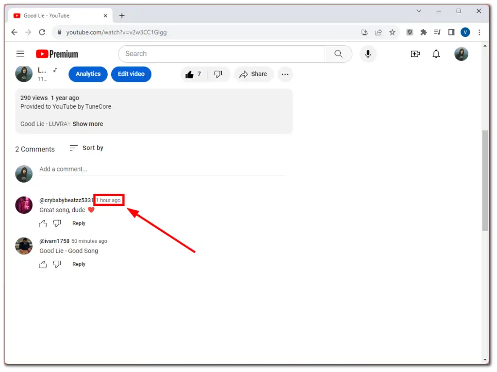 What is a highlighted comment on YouTube? | Tab-TV